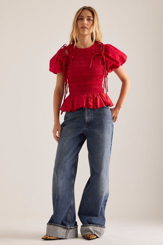 Damson Madder Becca Mehrweg-Bluse | Anthropologie DE