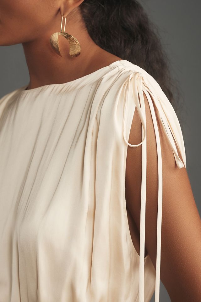 BEC + BRIDGE Paradise Bubble Cropped Blouse | Anthropologie