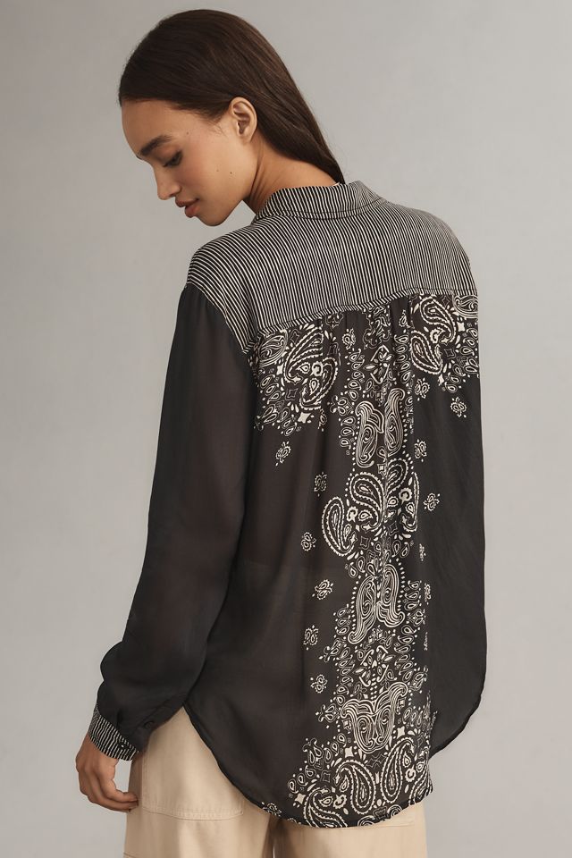 The Romy Relaxed Buttondown Shirt by Pilcro | Anthropologie