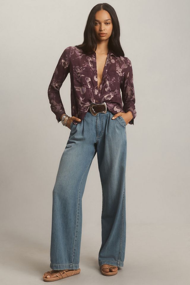 The Romy Relaxed Buttondown Shirt by Pilcro | Anthropologie