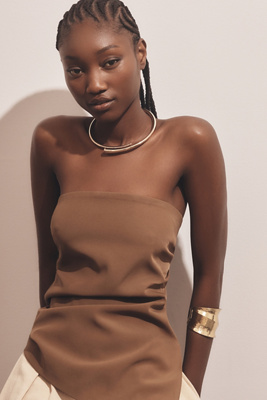 Bardot Cosmos Strapless Top Anthropologie