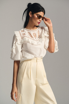 Magali Pascal Marigold Top | Anthropologie