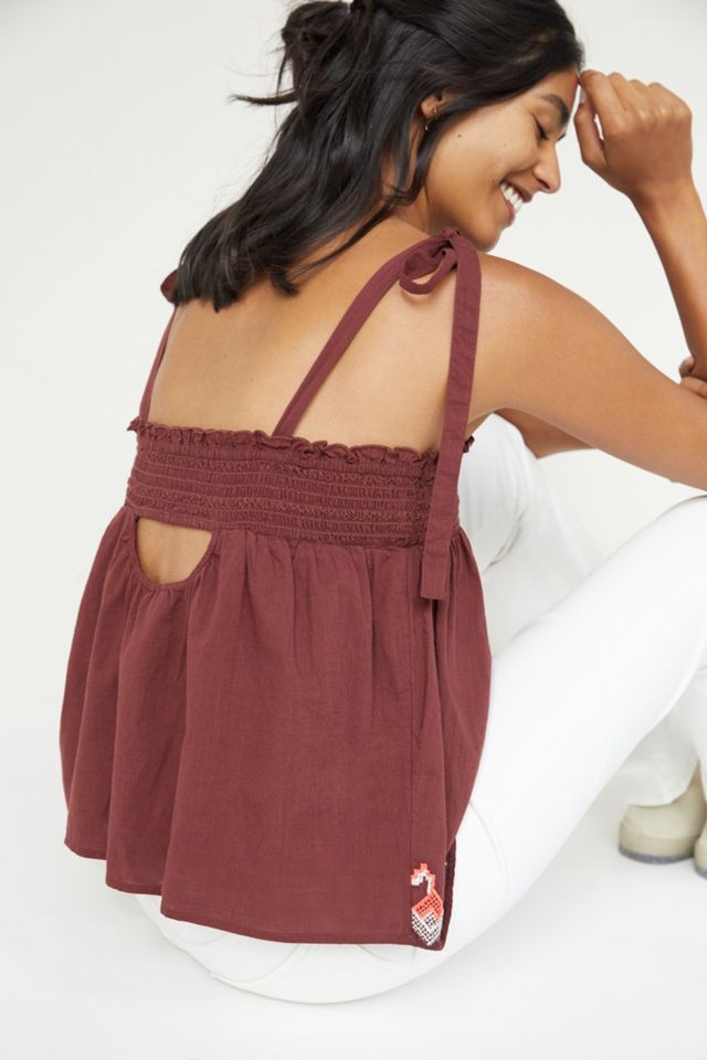 Embroidered Swing Tank | Anthropologie