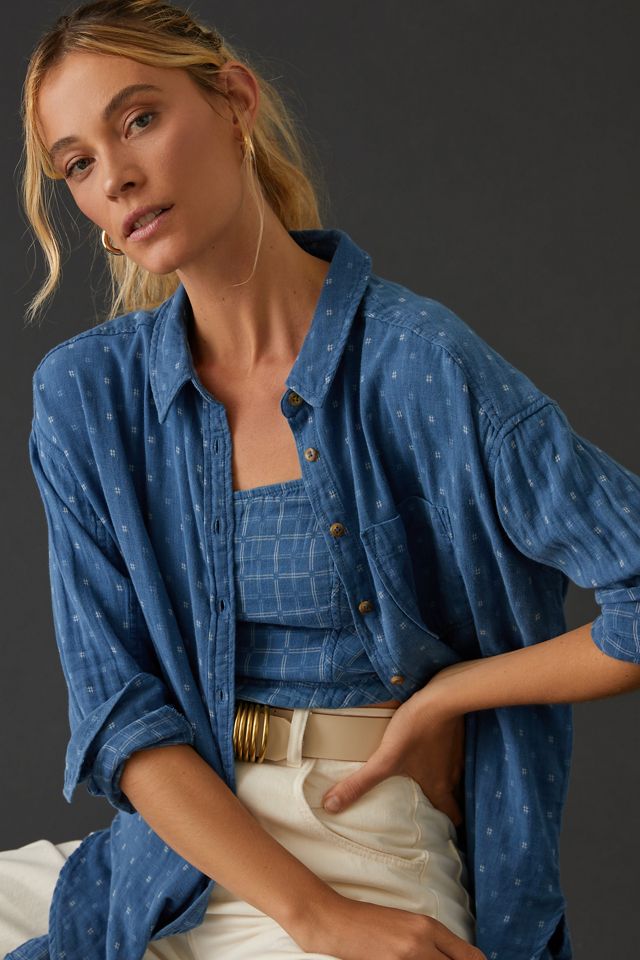 Pilcro Cotton Shirt | Anthropologie UK