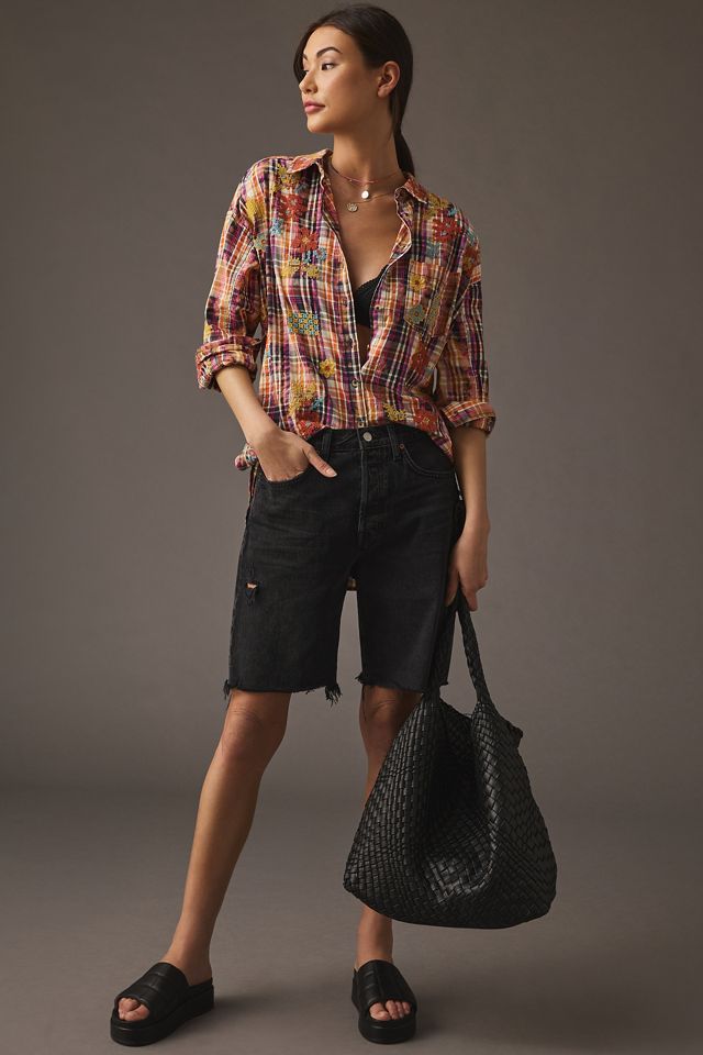 Pilcro Plaid Crafted Buttondown | Anthropologie
