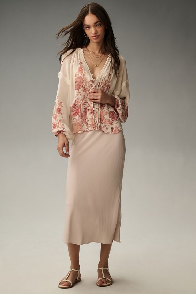 Florence Balducci Delicate Pintuck Blouse | Anthropologie