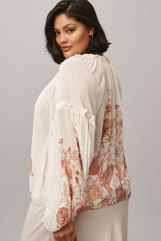 Florence Balducci Delicate Pintuck Blouse | Anthropologie