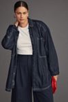 Pilcro Oversized Denim Shirt | Anthropologie