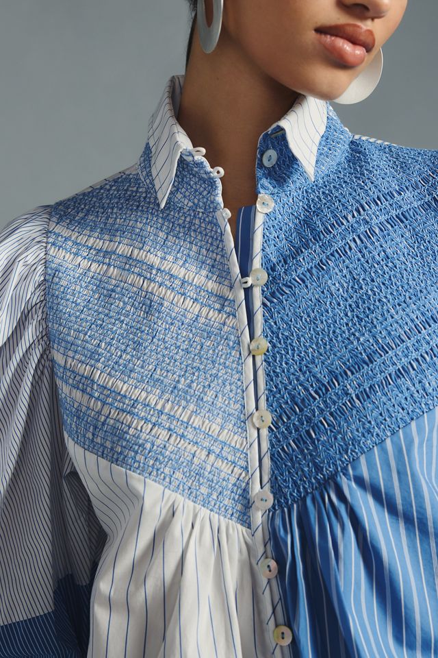 Hope for Flowers by Tracy Reese Smocked Shirt | Anthropologie