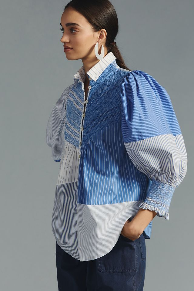 Hope for Flowers by Tracy Reese Smocked Shirt | Anthropologie