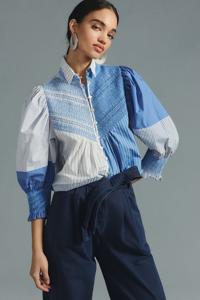 Hope for Flowers by Tracy Reese Smocked Shirt | Anthropologie