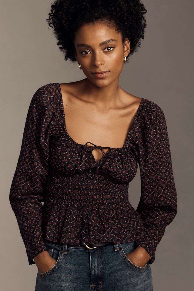 Ciao Lucia Raphaela Square-Neck Top | Anthropologie