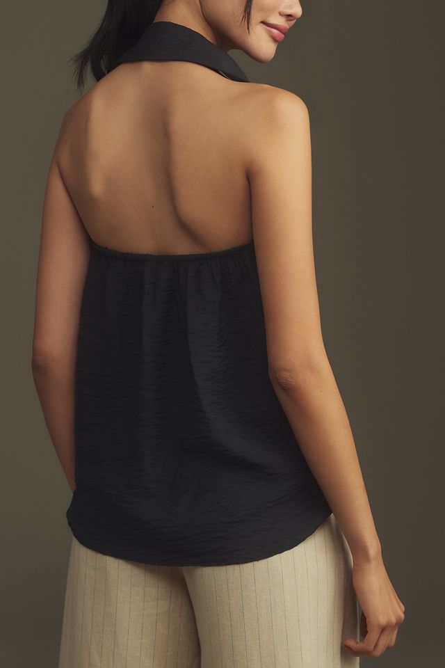 The Dylon Sleeveless Wide-Placket Top | Anthropologie