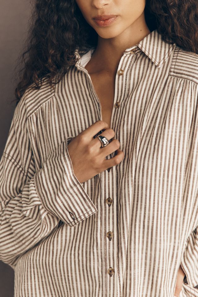 Pilcro Batwing Buttondown Shirt | Anthropologie UK