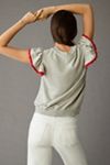 Corey Lynn Calter Flutter-Sleeve Sweatshirt | Anthropologie