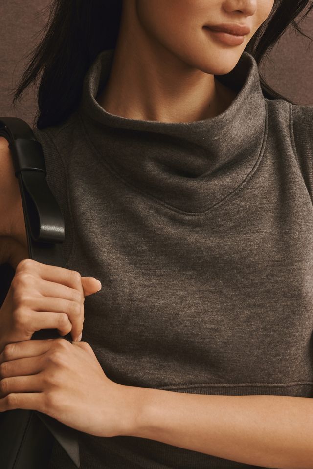 Maeve Cowl-Neck Muscle Knit Tank | Anthropologie