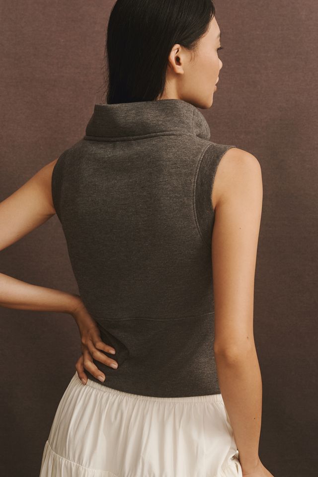 Maeve Cowl-Neck Muscle Knit Tank | Anthropologie