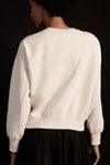 Maeve Embellished Collar Crew Neck Sweatshirt | Anthropologie UK