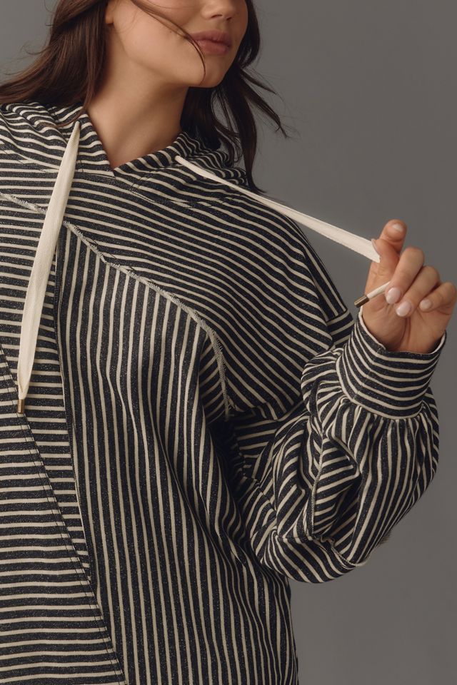 Pilcro Patchwork Hooded Sweatshirt | Anthropologie