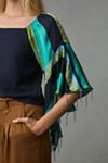 Tiny Beaded Bell-Sleeve Top | Anthropologie