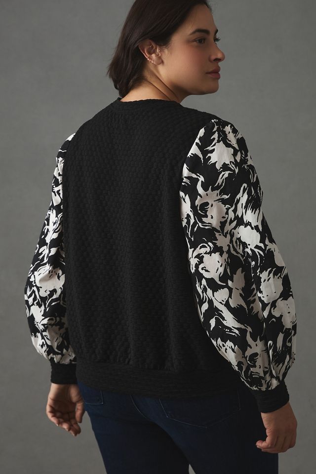 Porridge Textured Sweatshirt | Anthropologie