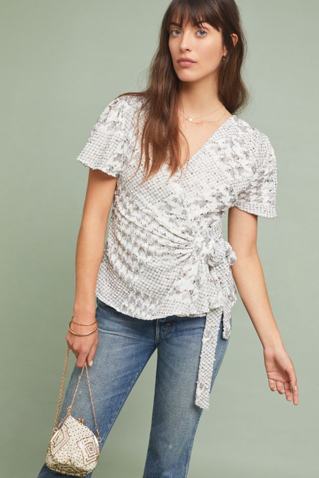 Houndstooth Top | Anthropologie
