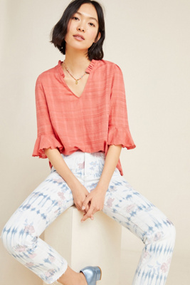 Tandy Ruffled Top | Anthropologie