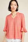 Tandy Ruffled Top | Anthropologie