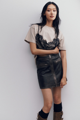 DOLAN Layered Crew Tee | Anthropologie