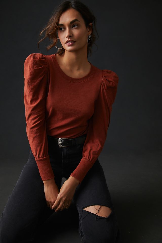 Nation LTD Romy Puff-Sleeve Top | Anthropologie