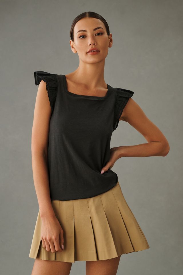 Nation LTD Ruffle-Sleeve Tee | Anthropologie