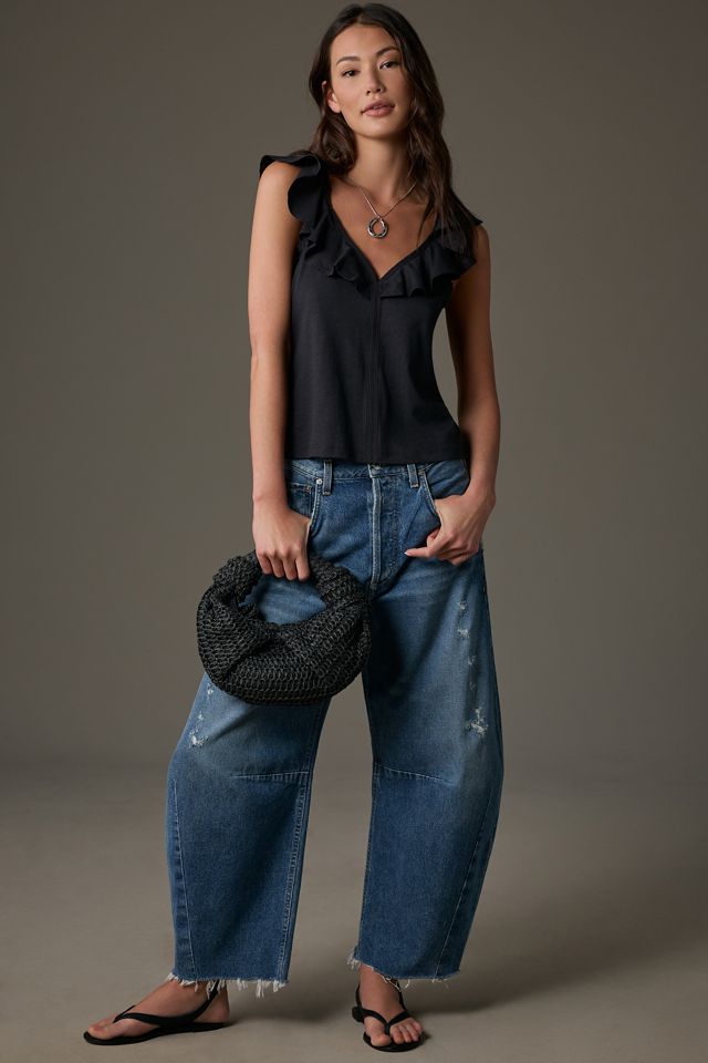 Nation LTD Neah V-Neck Ruffle Tank | Anthropologie