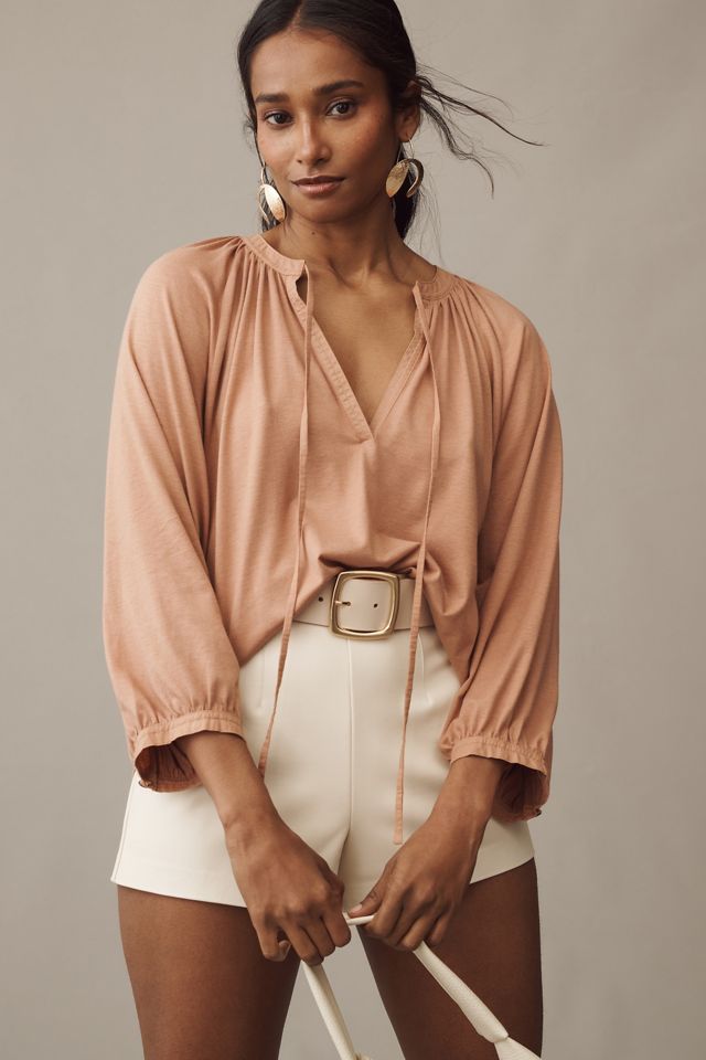 Nation LTD Brylee Peasant Blouse | Anthropologie