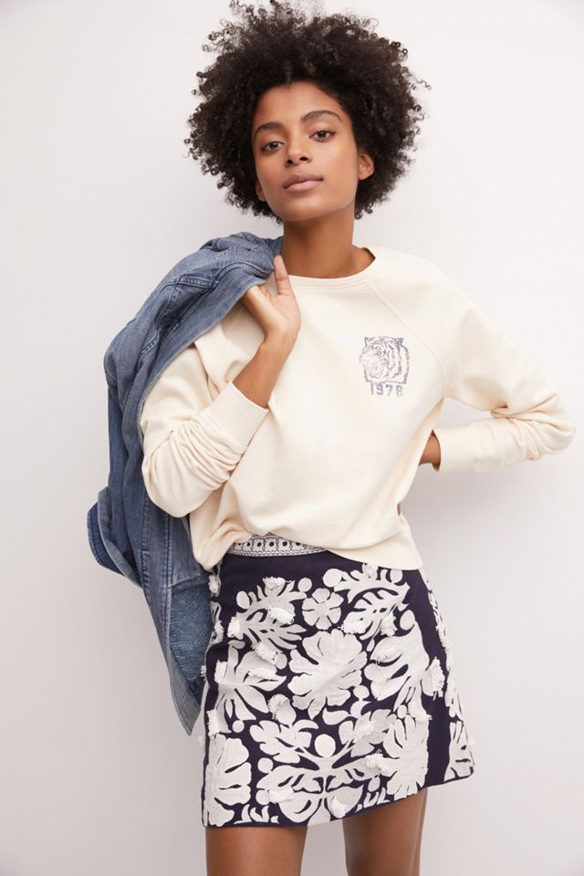 Back When Tiger Varsity Sweatshirt | Anthropologie