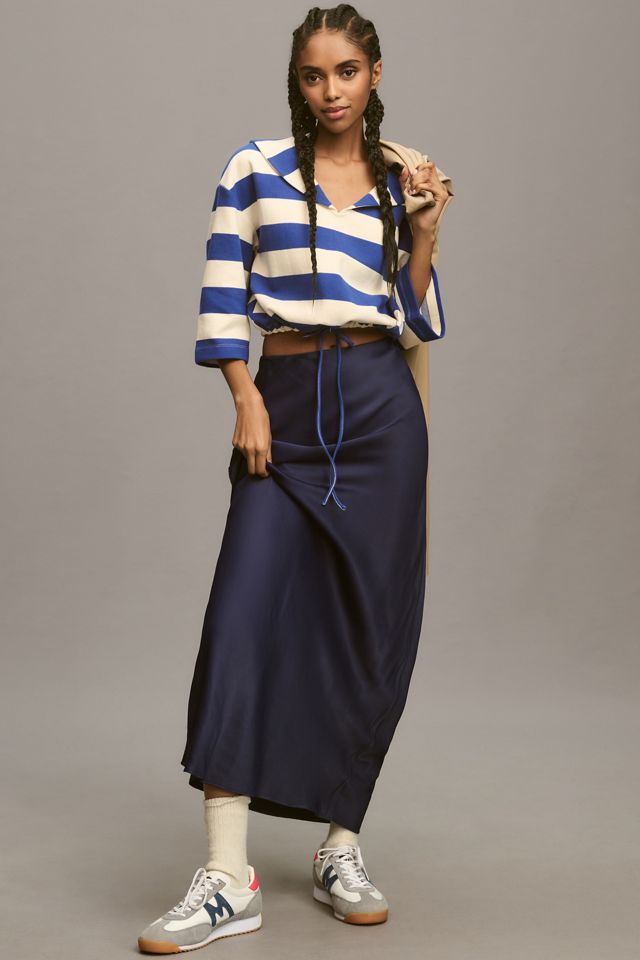 Sunday in Brooklyn Collared Structured Crop Top | Anthropologie