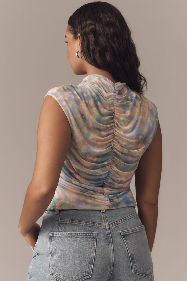 AFRM Power Mesh Jolie Top | Anthropologie