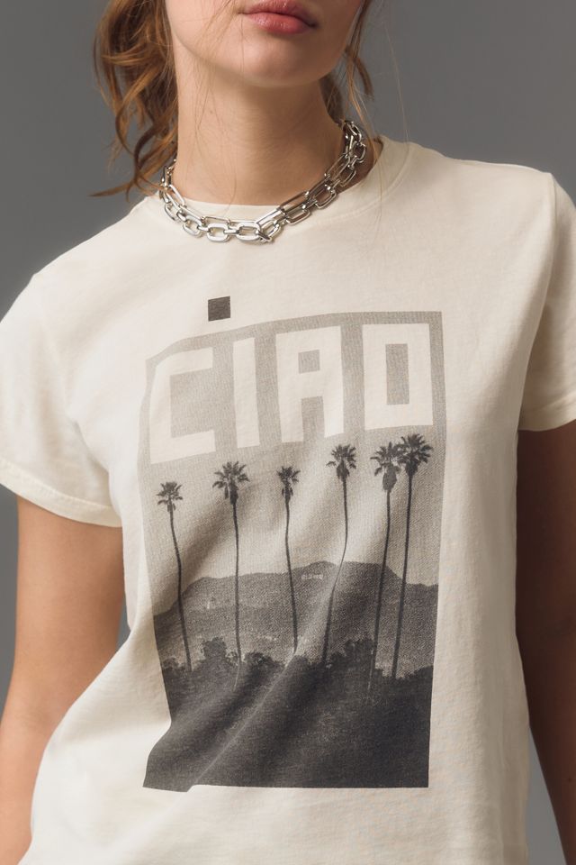Clare V. Palm Ciao Classic Tee | Anthropologie