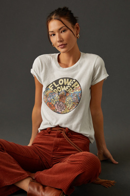 MOTHER The Lil Goodie Goodie Flower Power Tee | Anthropologie