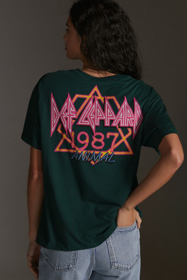 Letluv Def Leppard 1987 Graphic Tee | Anthropologie