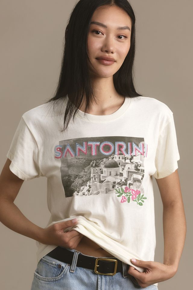 Letluv Embroidered City Graphic Tee | Anthropologie