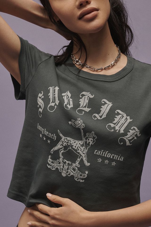 Letluv Sublime Graphic Ringer Tee | Anthropologie