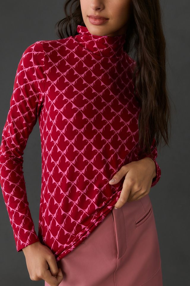 Cecilia Pettersson Printed Turtleneck | Anthropologie