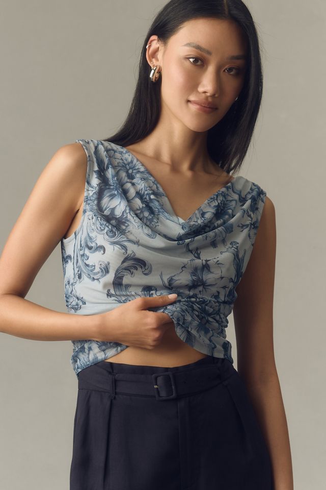 The Sloane Cowl-Neck Tank | Anthropologie