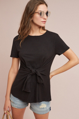 Junebug Tie-Front Tee | Anthropologie