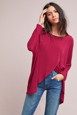 Oversized Crossover Top | Anthropologie