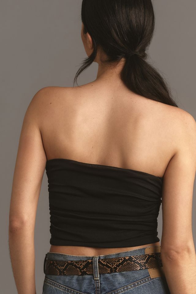 By Anthropologie Strapless Sculpted Top | Anthropologie