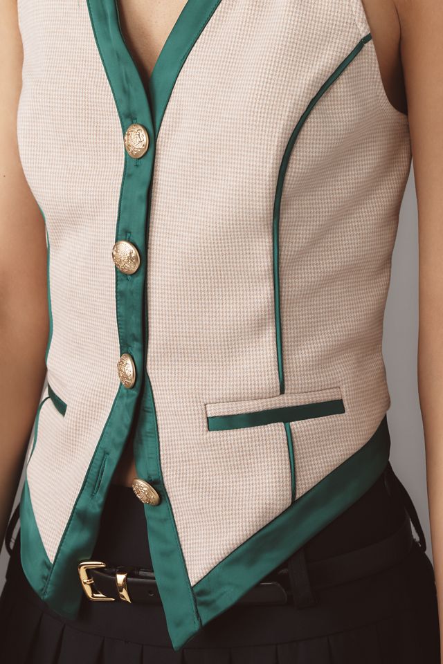 Maeve Colorblock Vest | Anthropologie