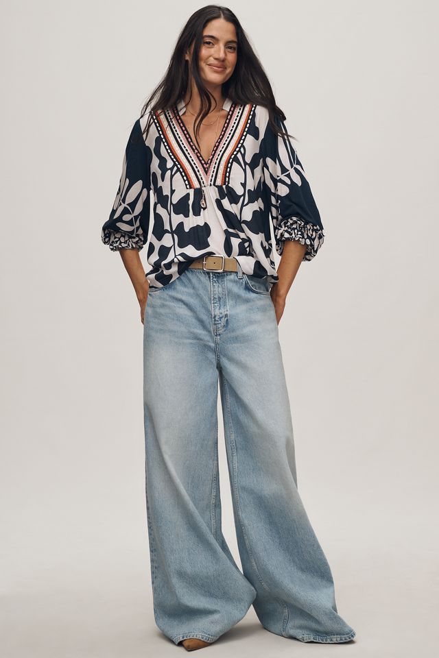 Bl-nk Stephanie Long-Sleeve Top | Anthropologie