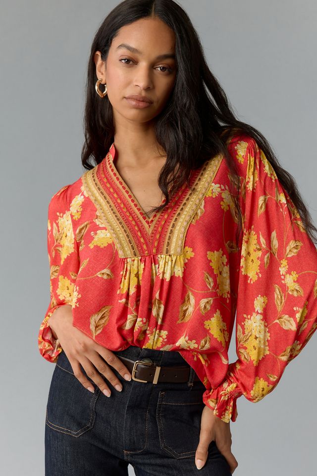 Bl-nk Stephanie Long-Sleeve Top | Anthropologie