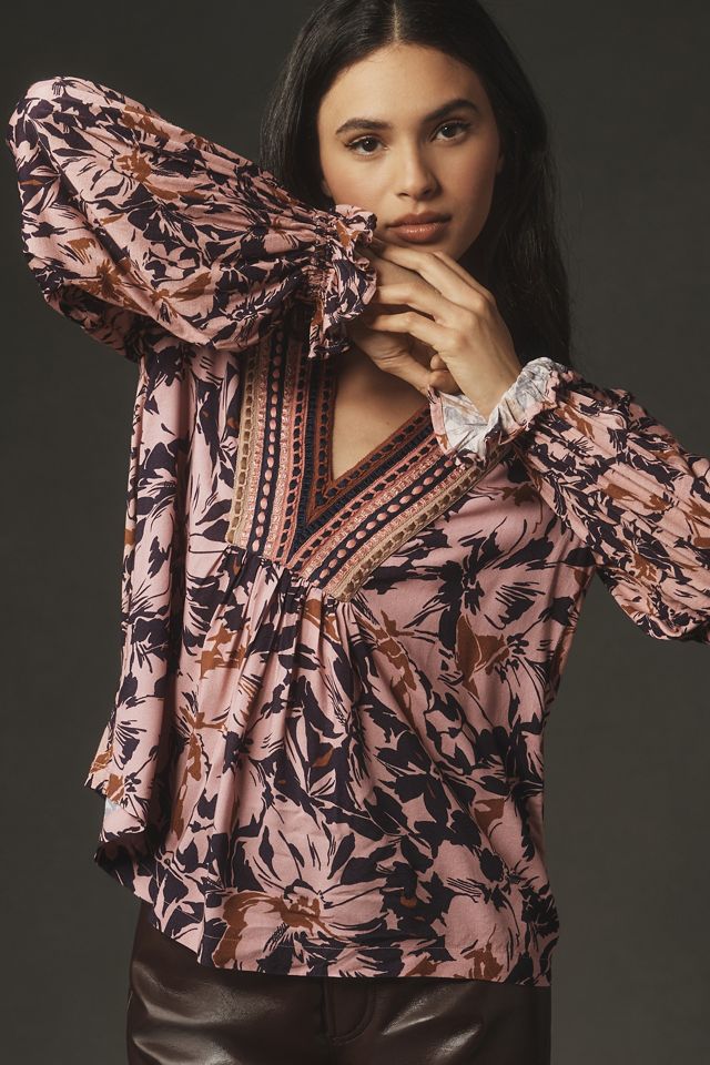 Bl-nk Stephanie Long-Sleeve Top | Anthropologie